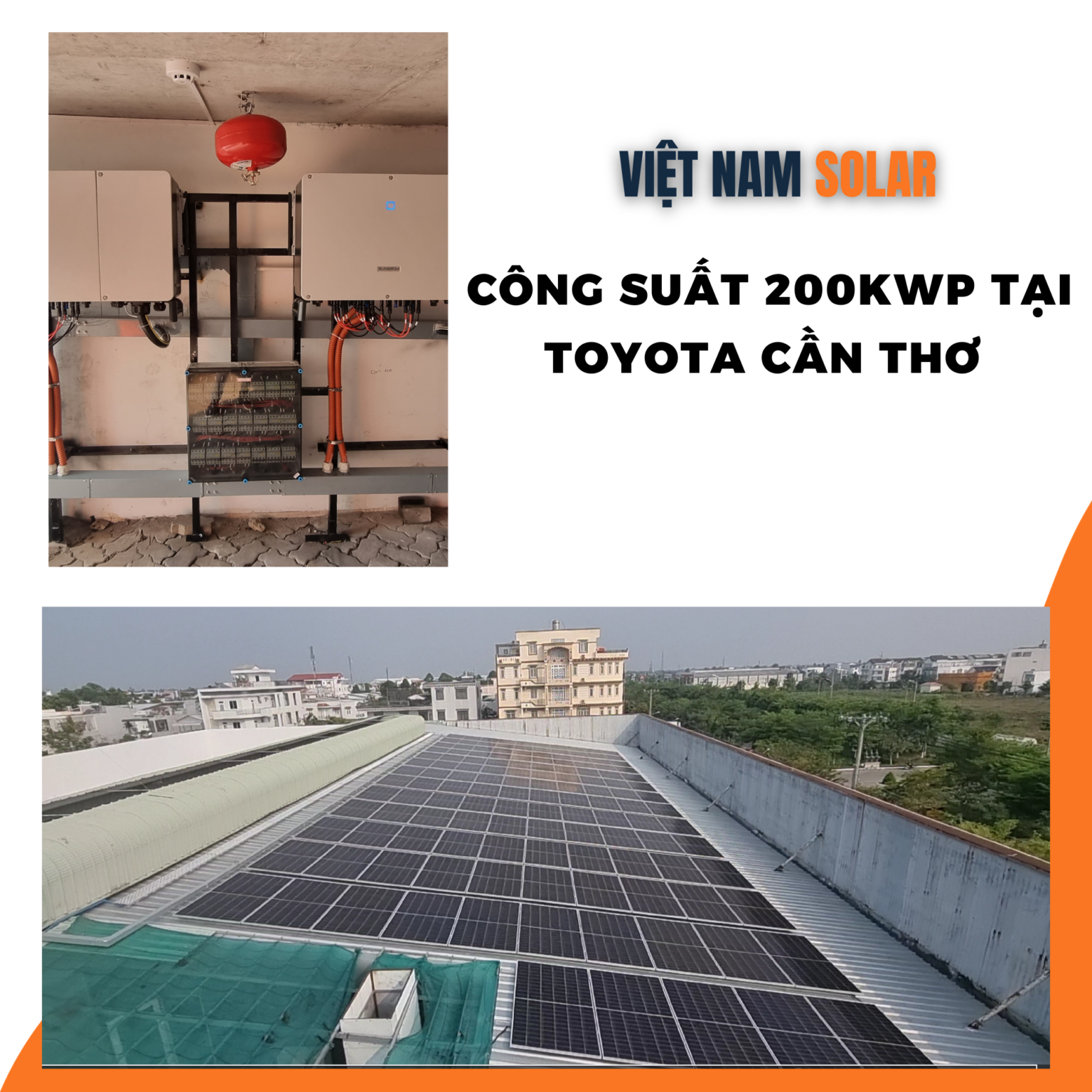 Combo Dành Cho Doanh Nghiệp Hệ 200KWP - Tiết Kiệm 75 triệu