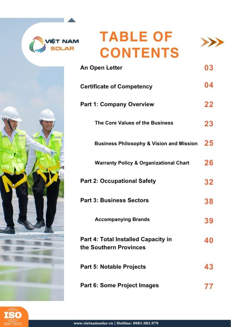 Hồ Sơ Năng Lực Việt Nam Solar 07/2025