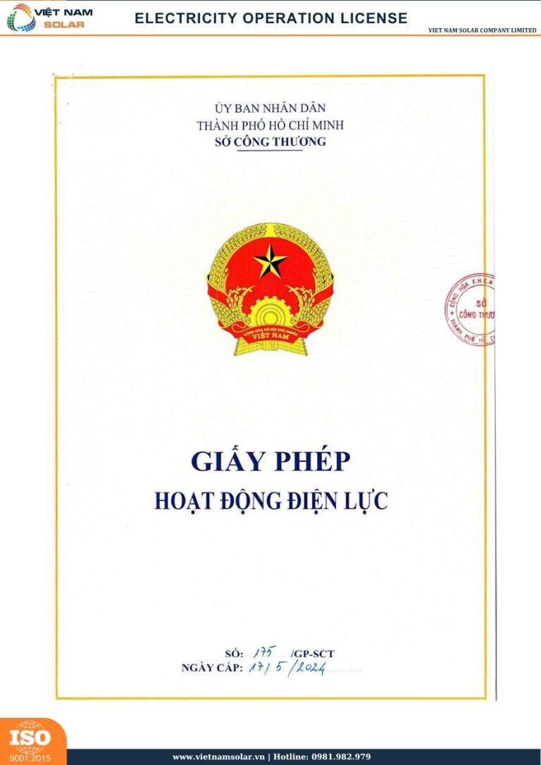 Hồ Sơ Năng Lực Việt Nam Solar 07/2025