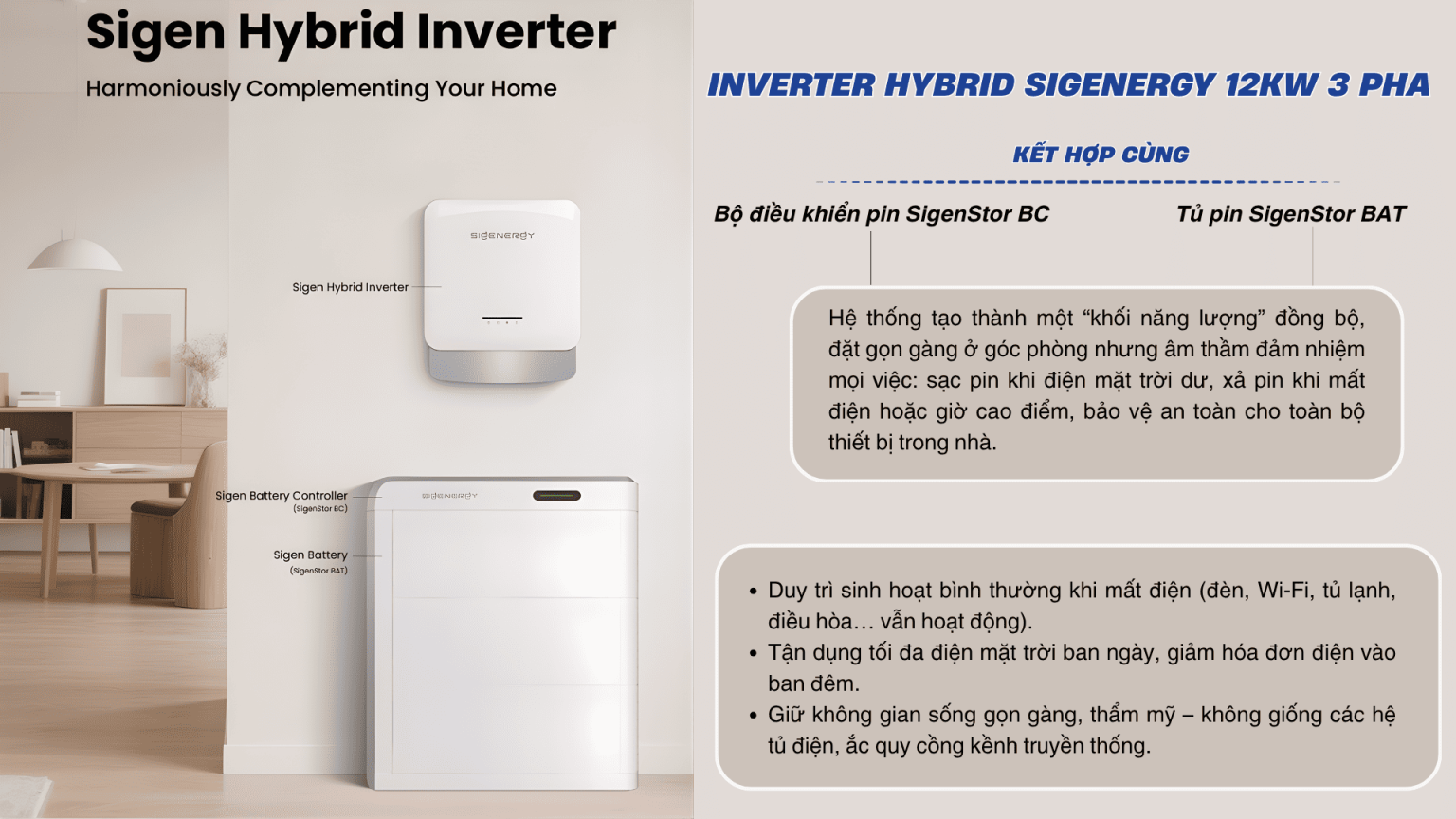 12.0 TP2 - Inverter Hybrid Sigenergy 12KW 3 Pha