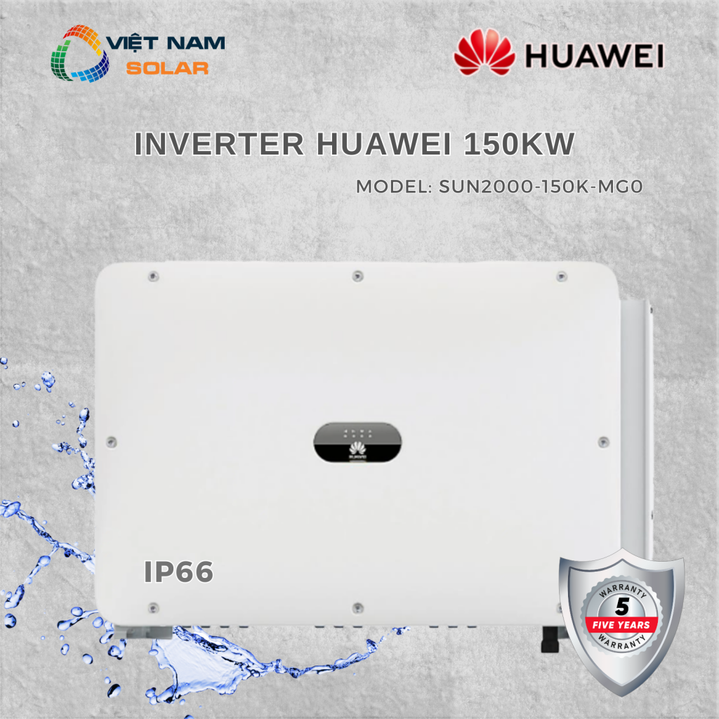 Inverter Huawei 150kW 3 Pha - SUN2000-150K-MG0