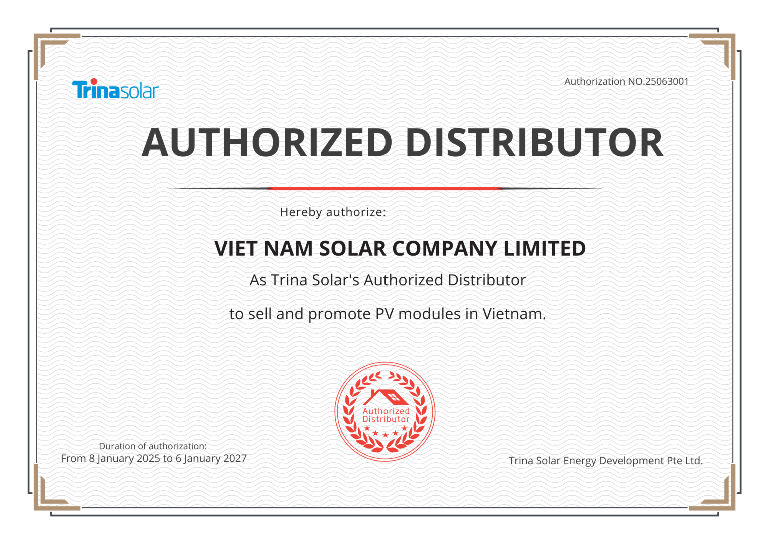 Tấm Pin Năng Lượng Mặt Trời Trina Solar 605Wp - VertexN - Việt Nam Solar