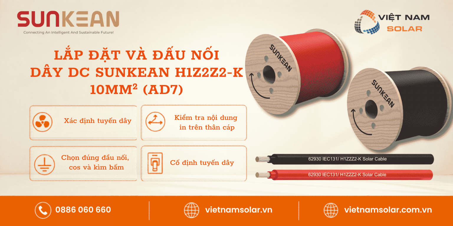 Dây DC Sunkean H1Z2Z2-K 10mm² (AD7) - Cáp Chuyên Dụng Cho Solar - Việt ...